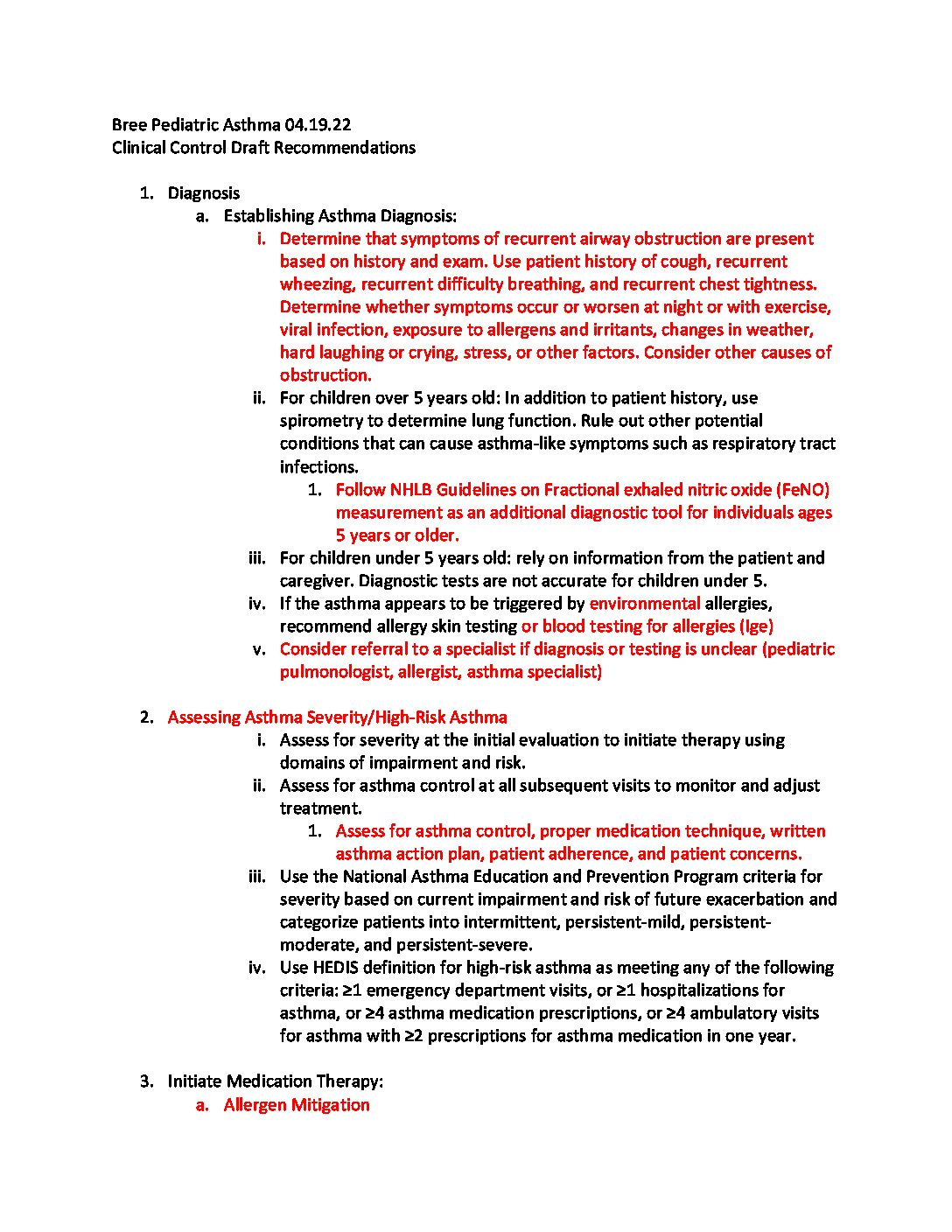 Bree Pediatric Asthma Clinical Control Worksheet 04.19.22 | Bree ...