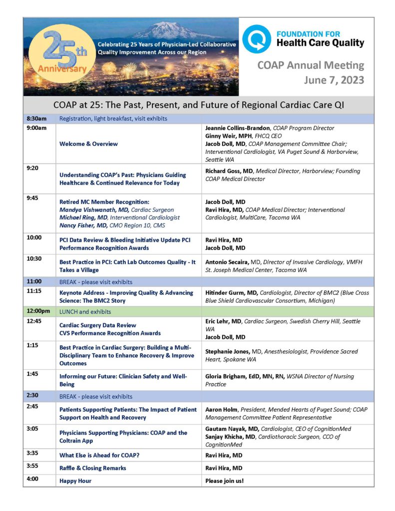 Regional Meetings | COAP