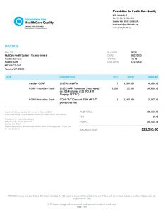 Invoice 22706 (1) | Foundation For Health Care Quality