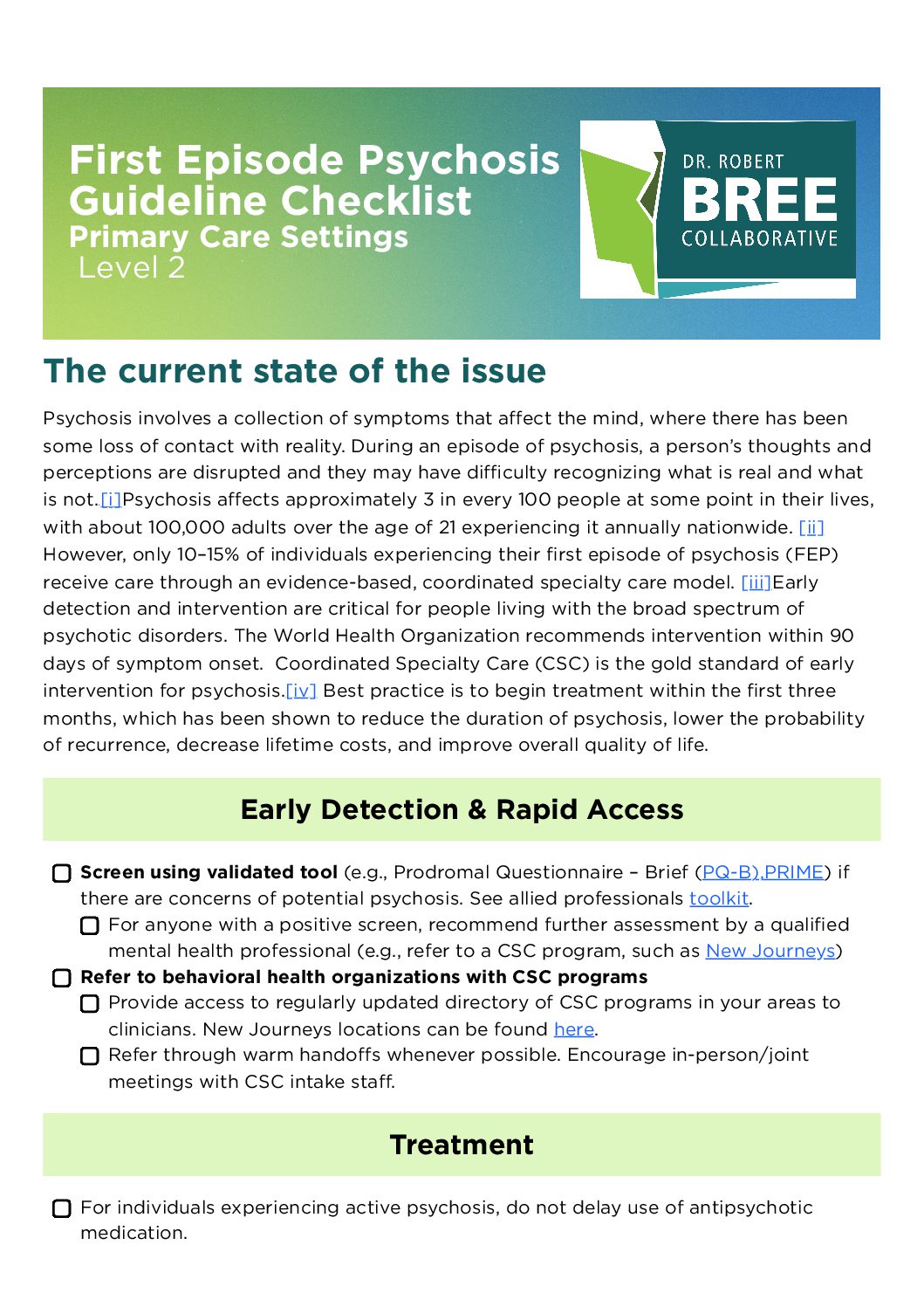 FEP Checklist Primary Care -Level 2 | Foundation For Health Care Quality